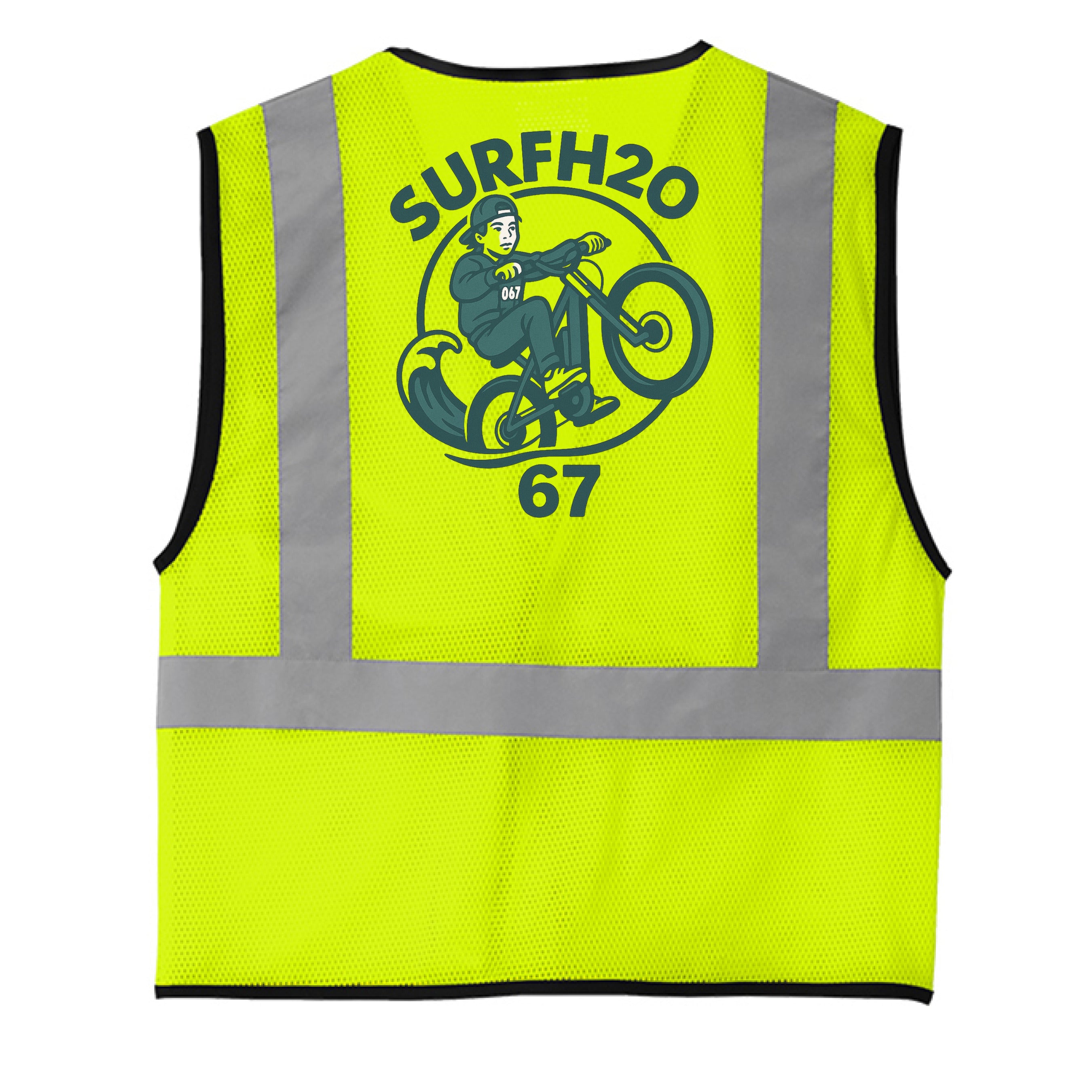 ⚡ SurfH20 “67 Ride Hard. Ride Safe.” Safety Vest – Surf H20